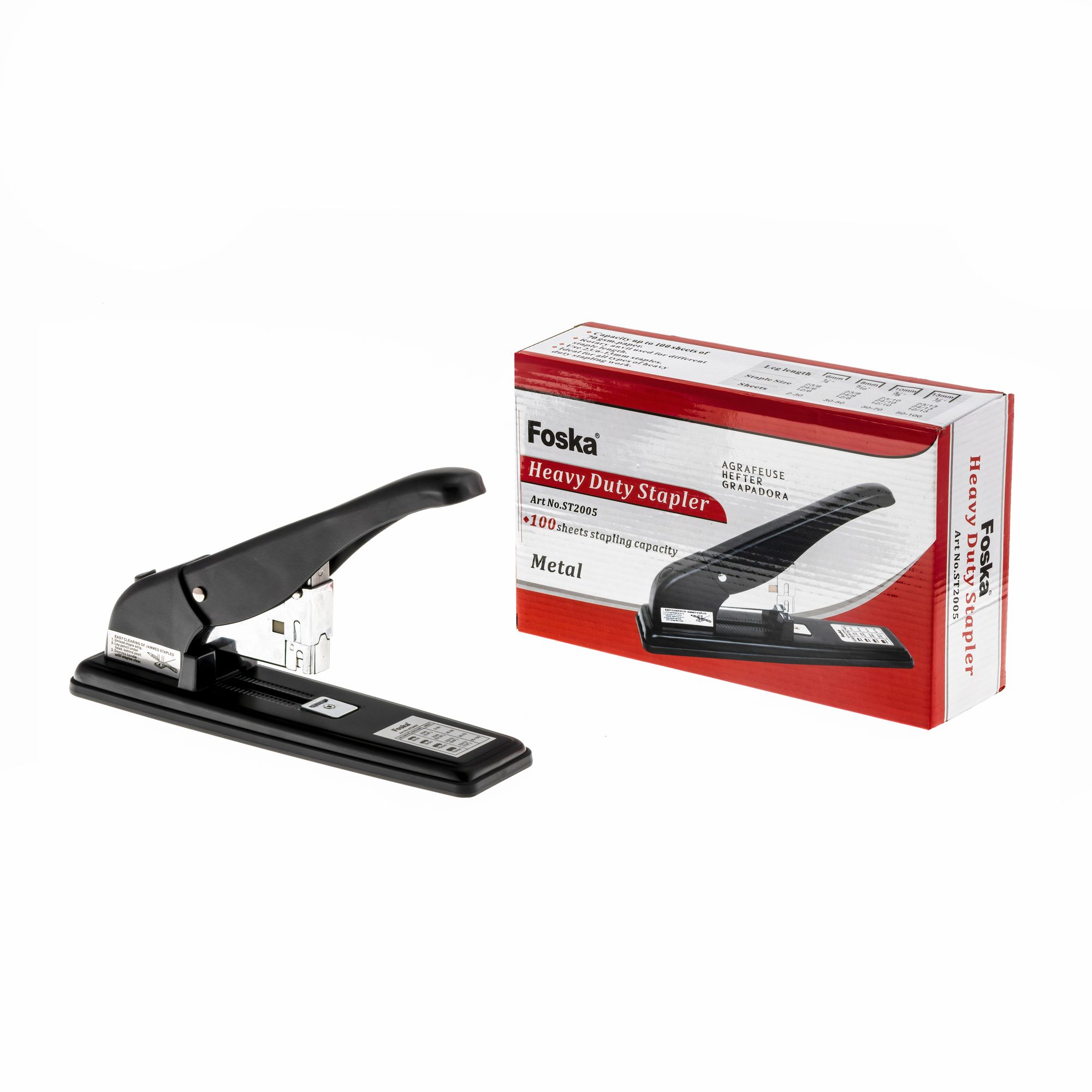 foska heavy duty stapler (100 sheets) | Formax