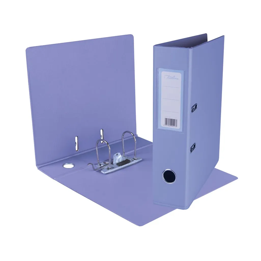 treeline lever arch file pvc 70mm lilac | Formax