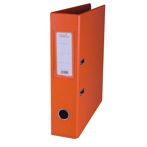 treeline lever arch file pvc 70mm orange | FormaxCorporate