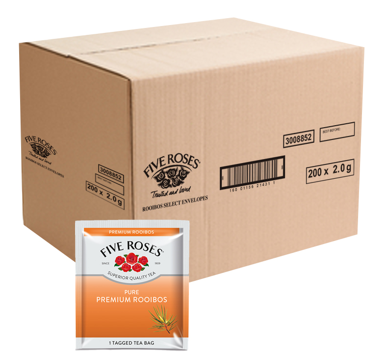 five roses envelope black tea 200's | Formax