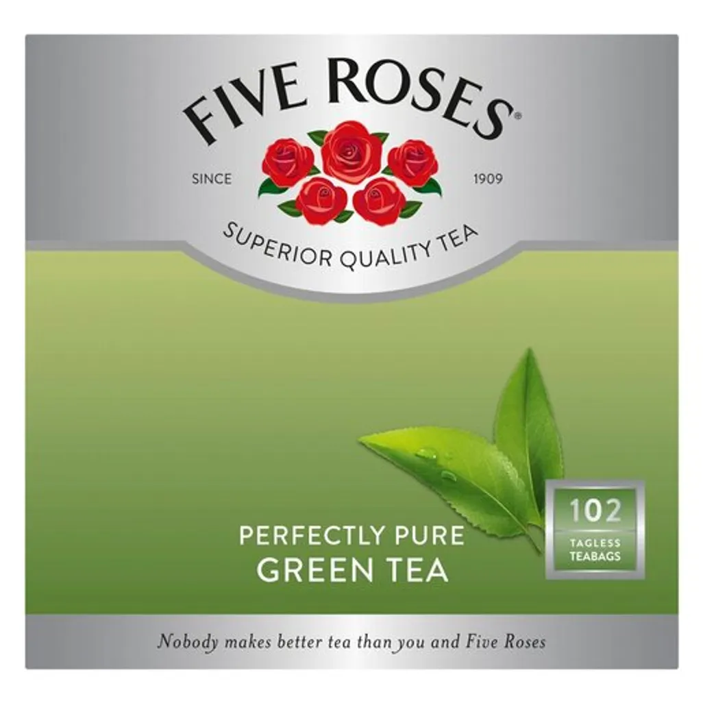 five roses green tea 100s tagless | Formax