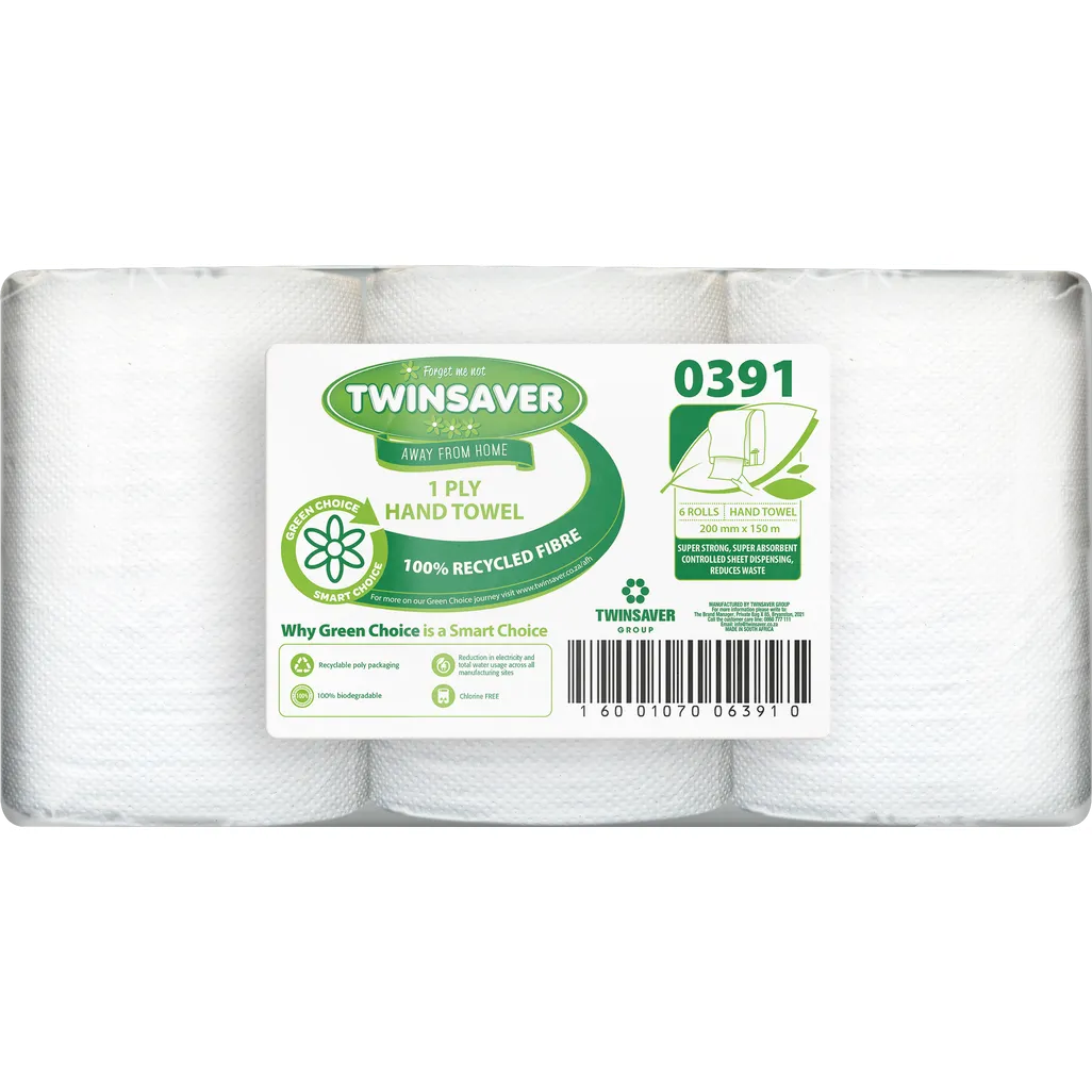 Twinsaver Barrel Towel 200Mm X 150M No0391 | Formax