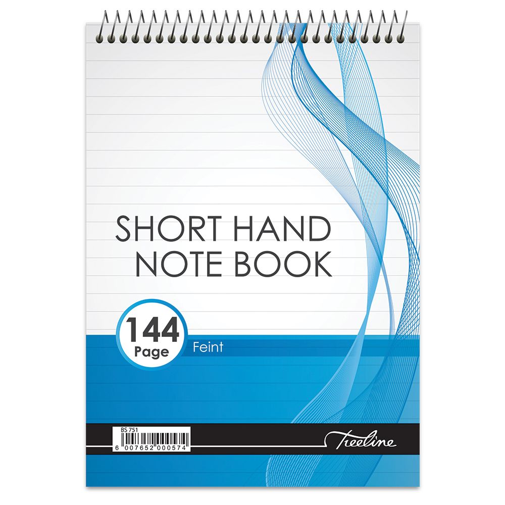 A4 Shorthand Notebook Feint (144 Pages) | Formax