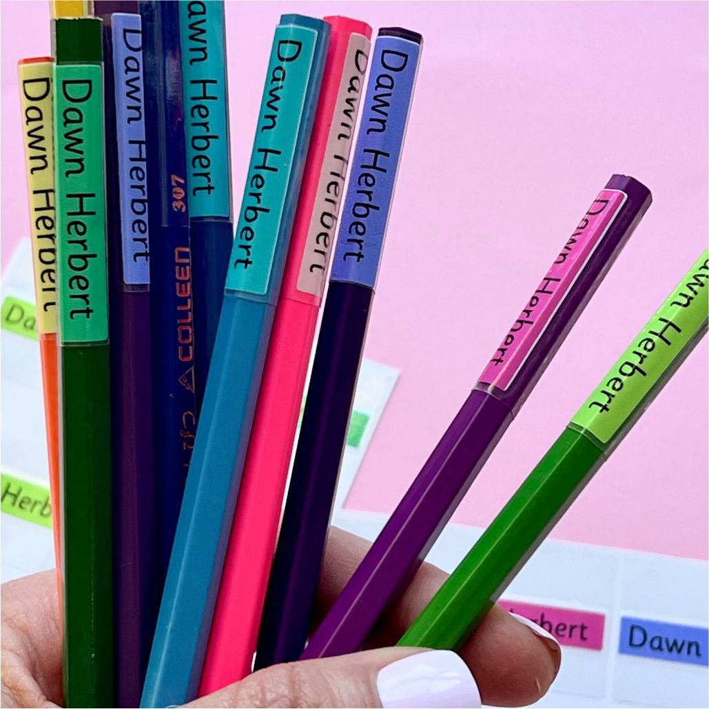 Wrap Around Pencil Labels | Kids Labels