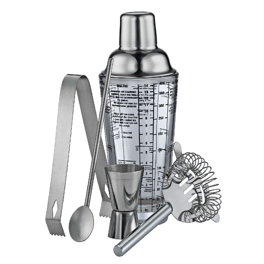 CILIO COSMOPOLITAN COCKTAIL BARWARE SET OF 5 | KRDM