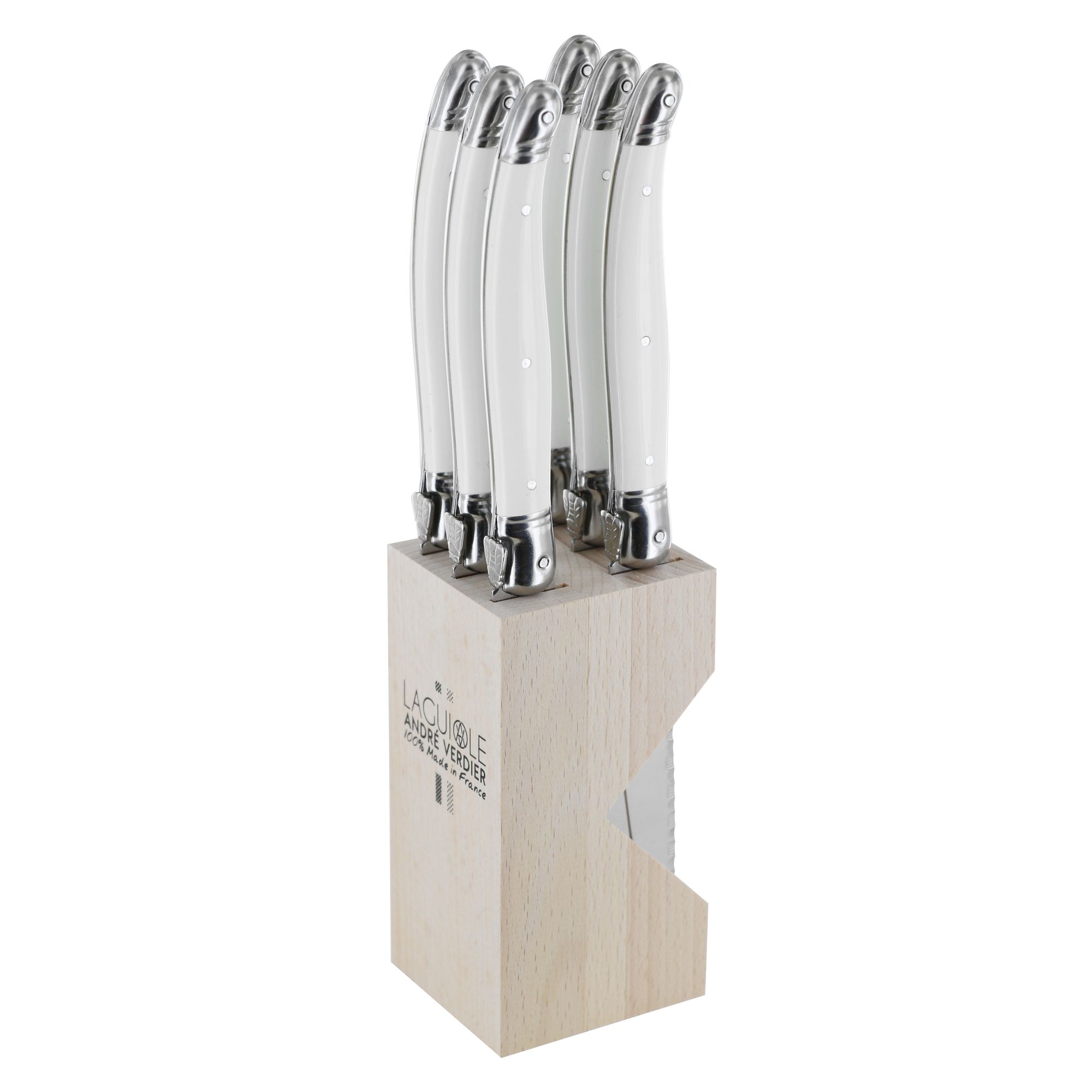 Steak Knife Set 6pc - Chalk White | KRDM