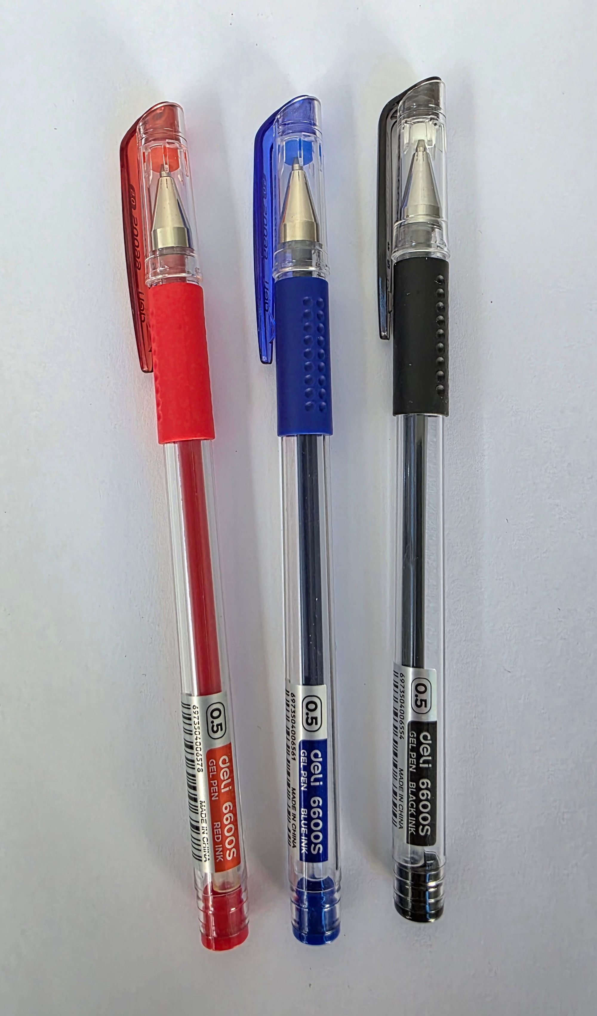 pen gel daily transparentbarrel grip 0.5 blk single pen | ABM Office ...