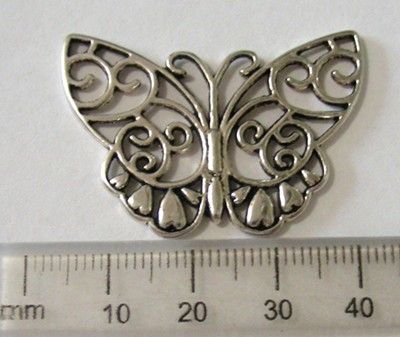 pendant nickel butterfly 40mm | ABM Office National