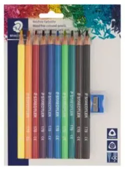 Pencils Coloured Staedtler Beginners 10pk | PMB Office National