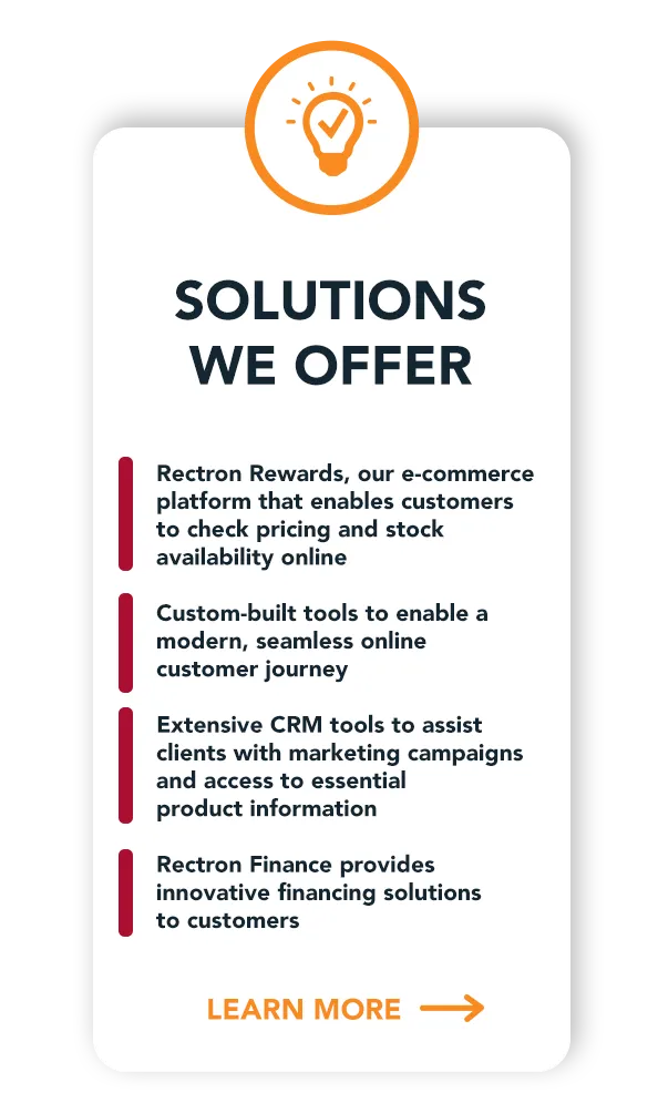 About Us - What We Offer | Rectron Corporate