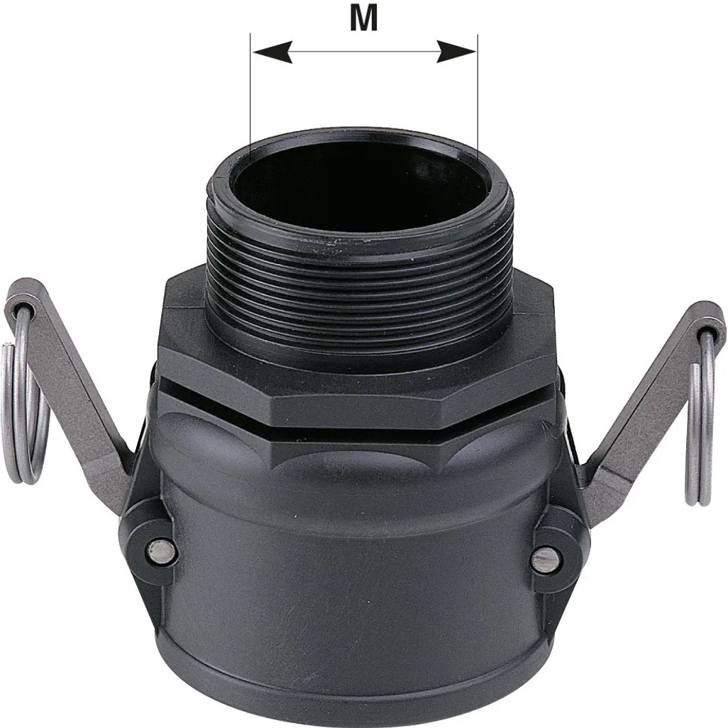 Camlock Female Coupler With Male Thread | Rovic