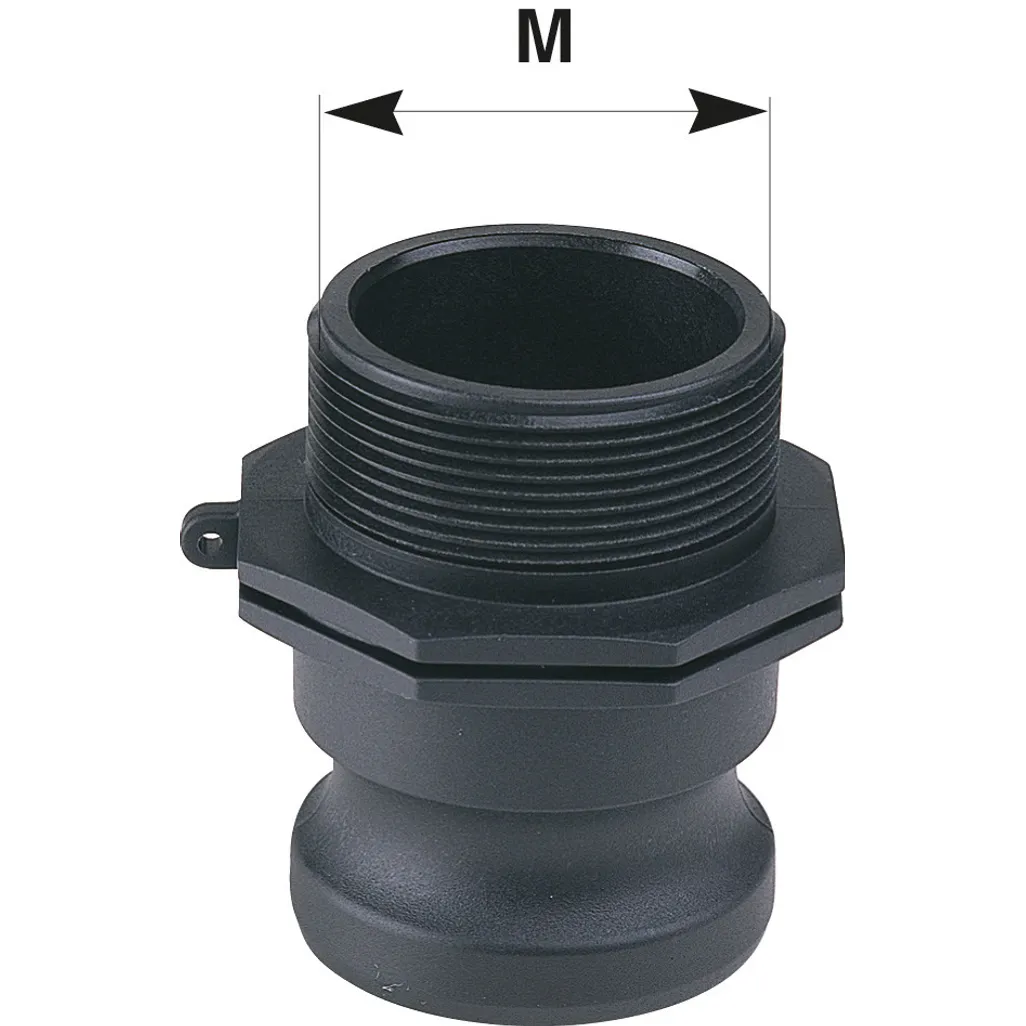 Camlock Male Adaptor With Male Thread | Rovic