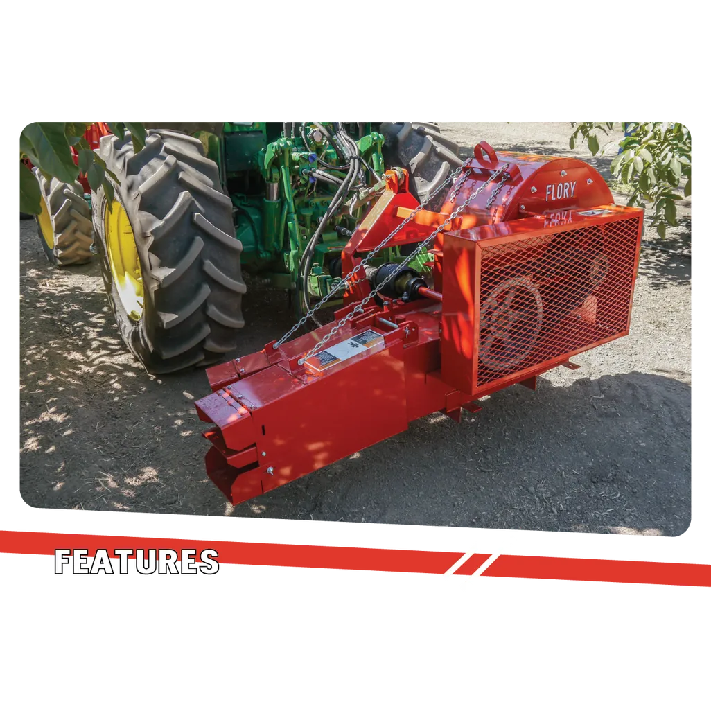 Nut blower 3 point mounted | Rovic