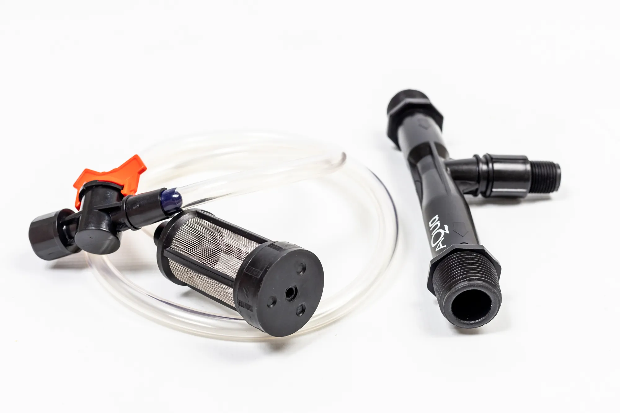 Plastic Venturi With Suction Port And Rotameter | Rovic