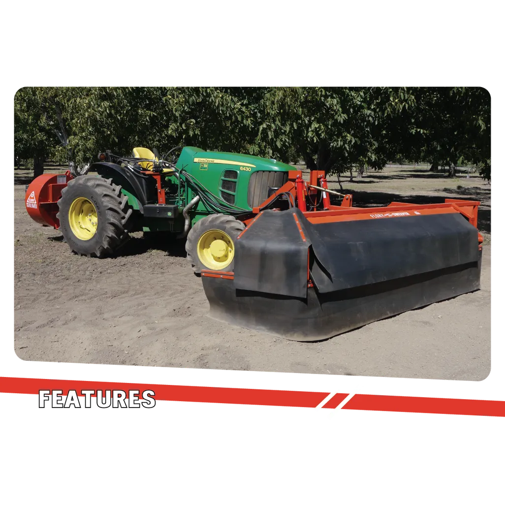 Front Mounted Nut Sweeper | Rovic