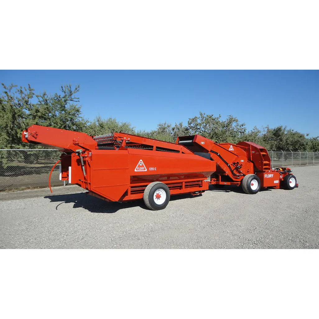 Tractor drawn nut harvester | Rovic Leers