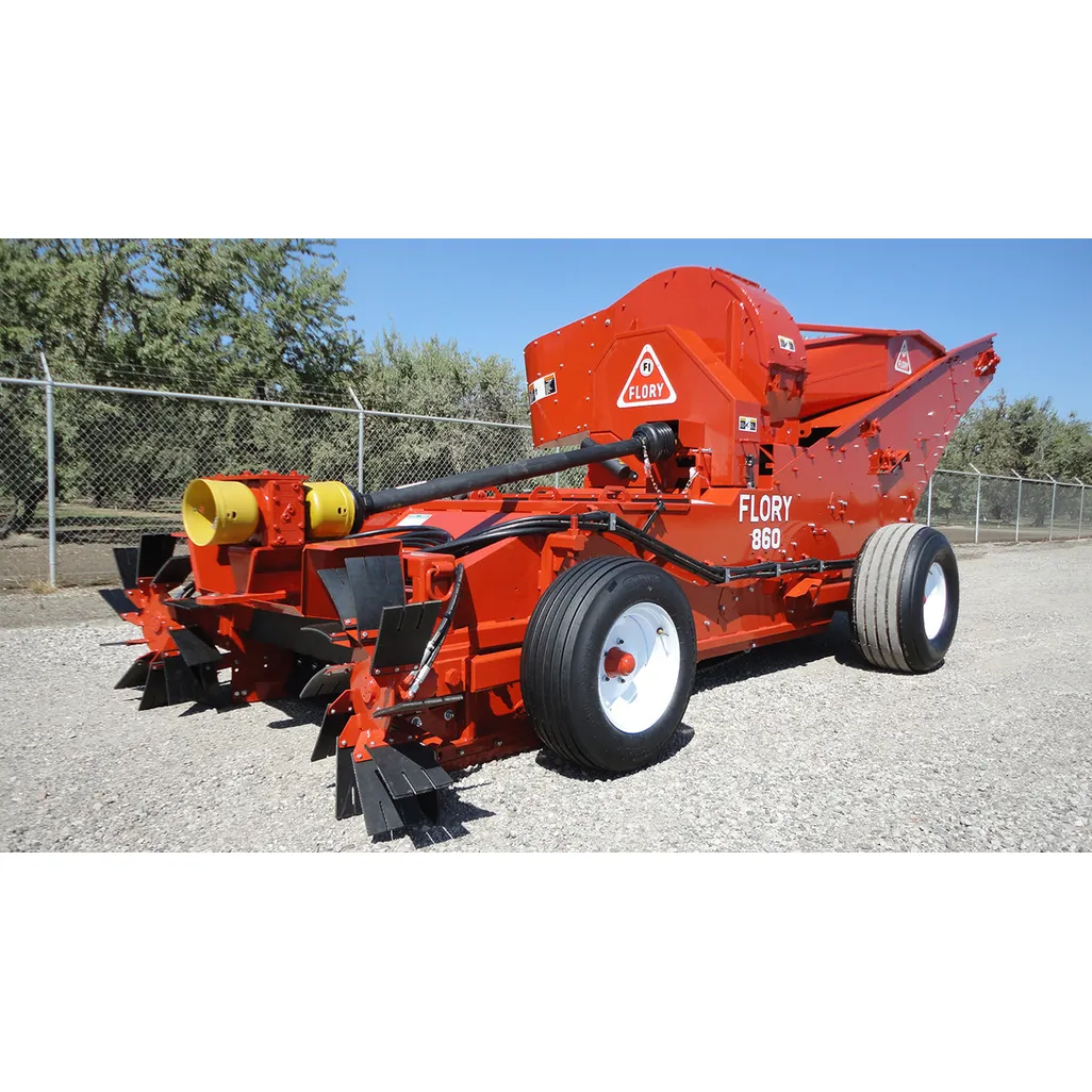 Tractor drawn nut harvester | Rovic