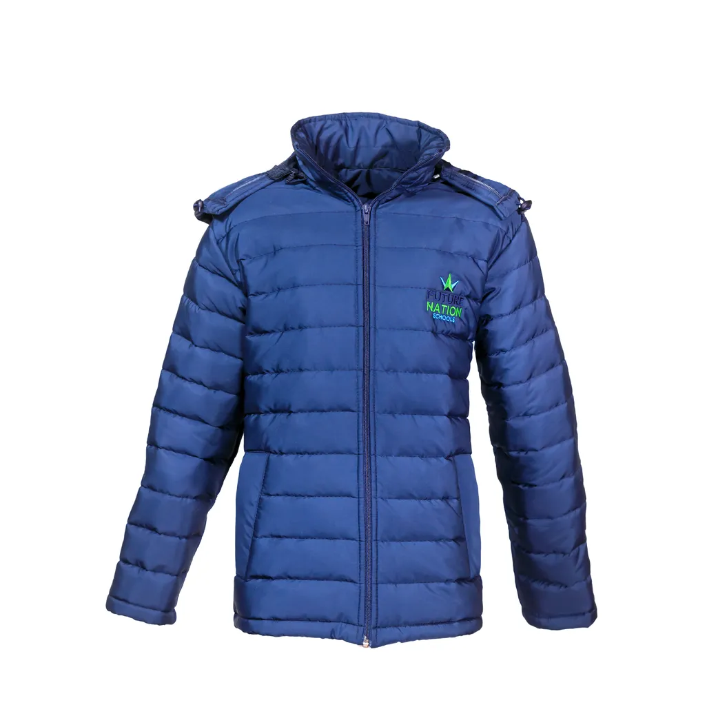 Future Nation Schools Puffer Jacket | Rufaro Garments