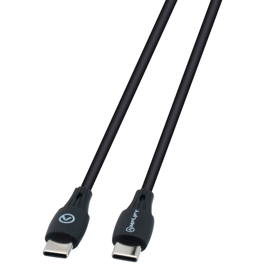 Amplify Type-C to Type-C Cable 1.2m Black | SMD Technologies