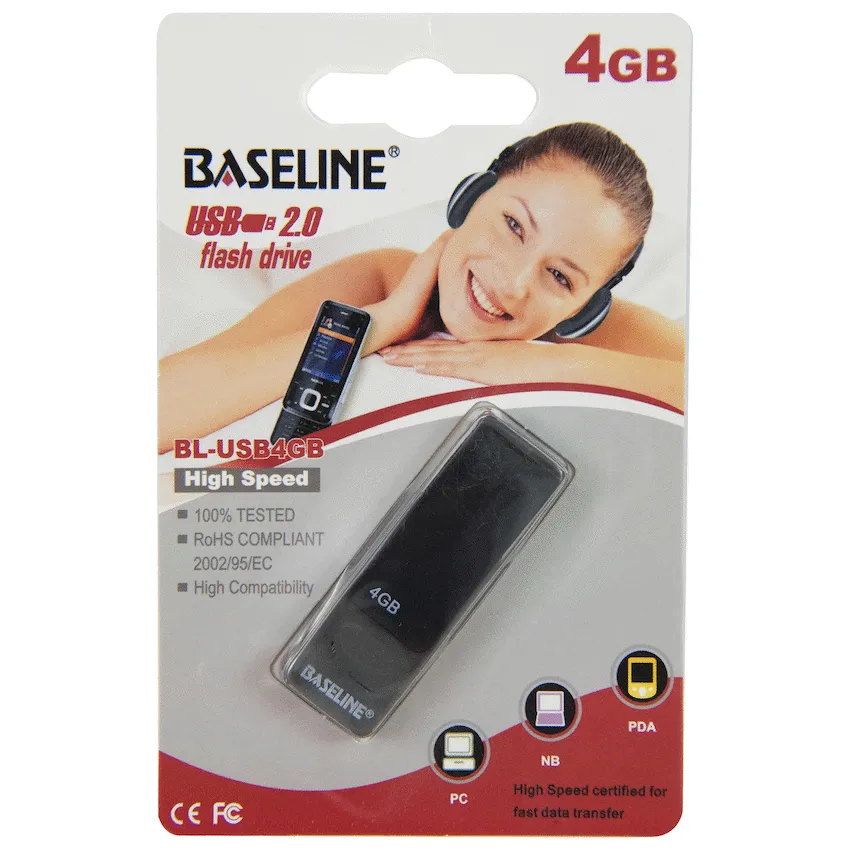 Baseline USB 4GB Flash Drive | SMD Technologies