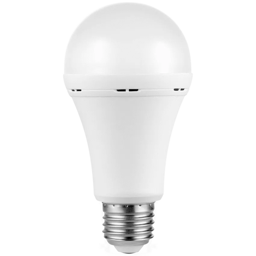 SWITCHED 9W A60 Rechargeable LED Light Bulb E27 Cool White | SMD ...