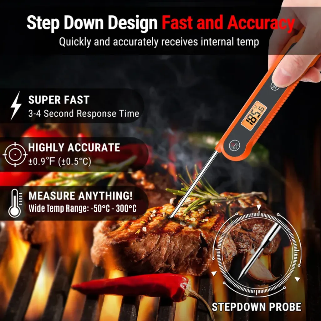 ThermoPro TP-03HW Instant-Read Waterproof Thermometer | Thermopro Shop