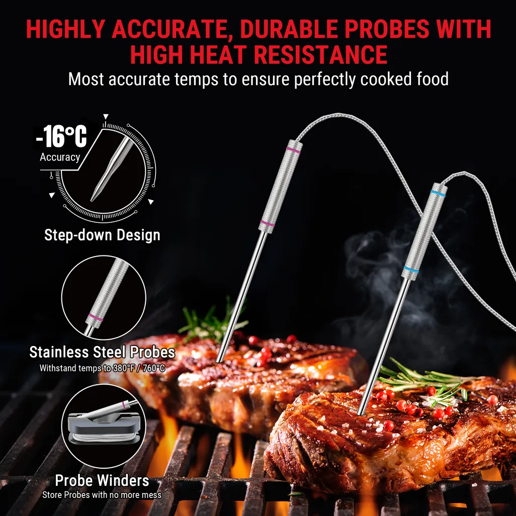 ThermoPro TP829 Wireless Multi-Probe Thermometer | Thermopro Shop