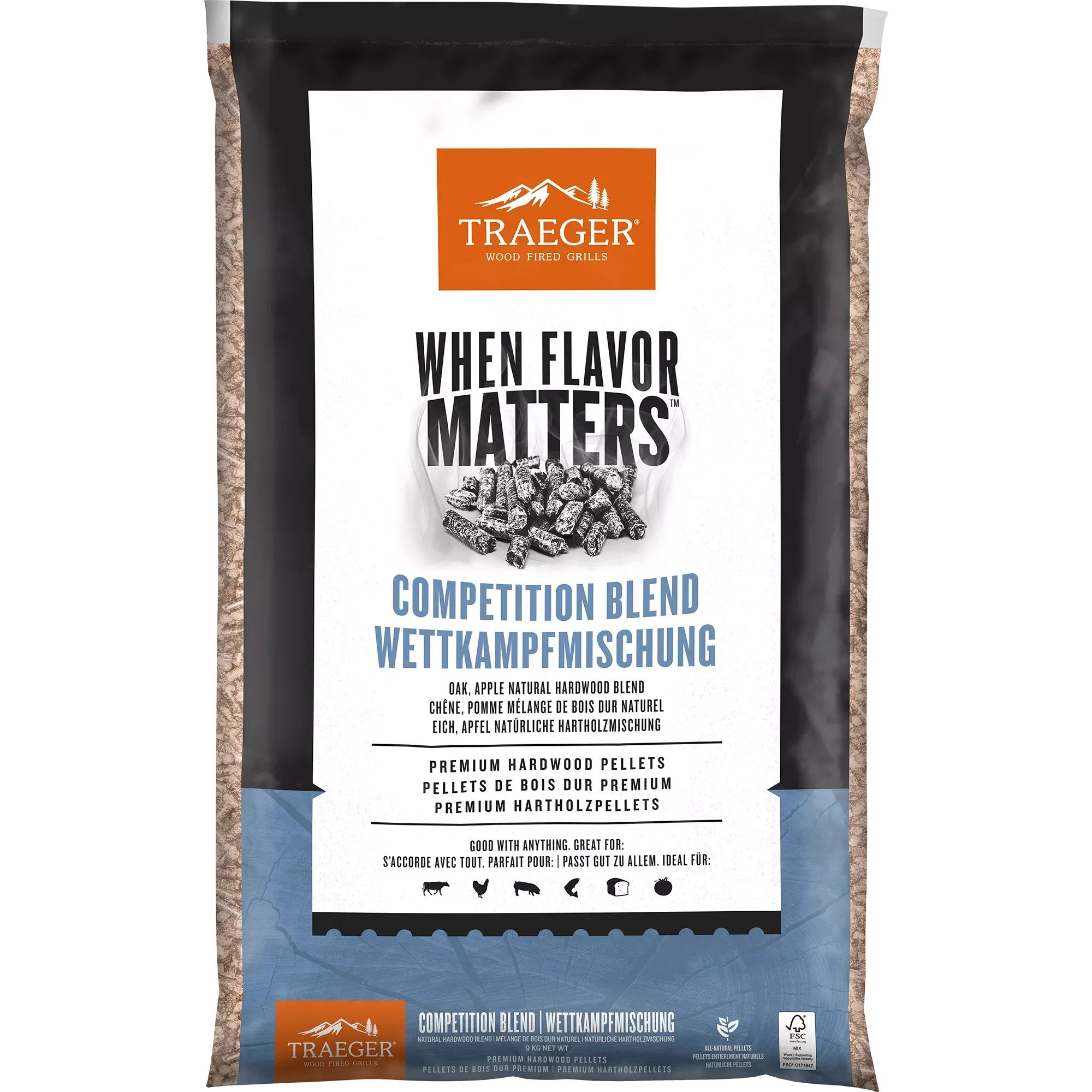 Competition Blend Wood Pellets FSC® | Traeger