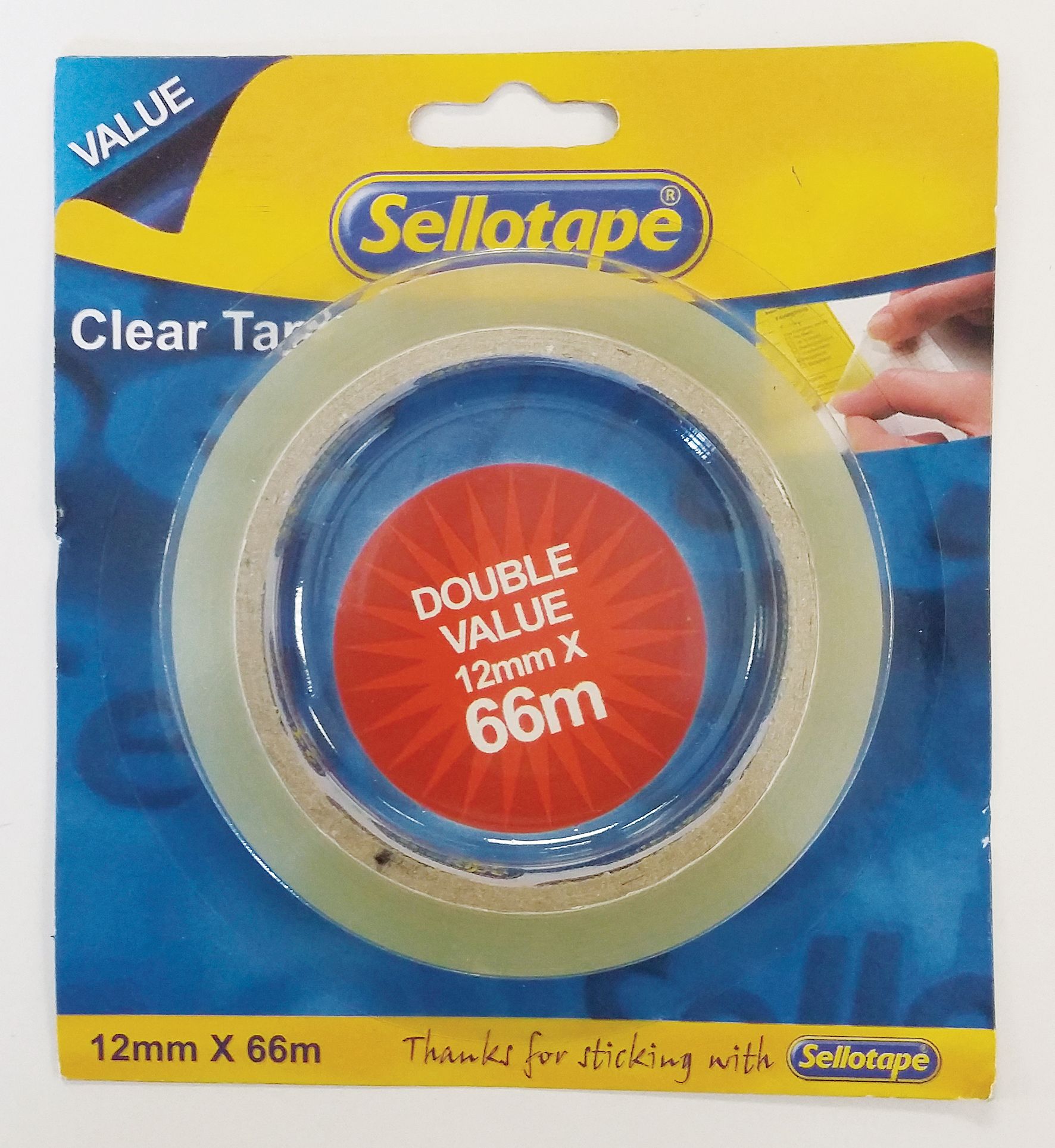 Sellotape Clear Tape Large Core | Waltons | Back To School