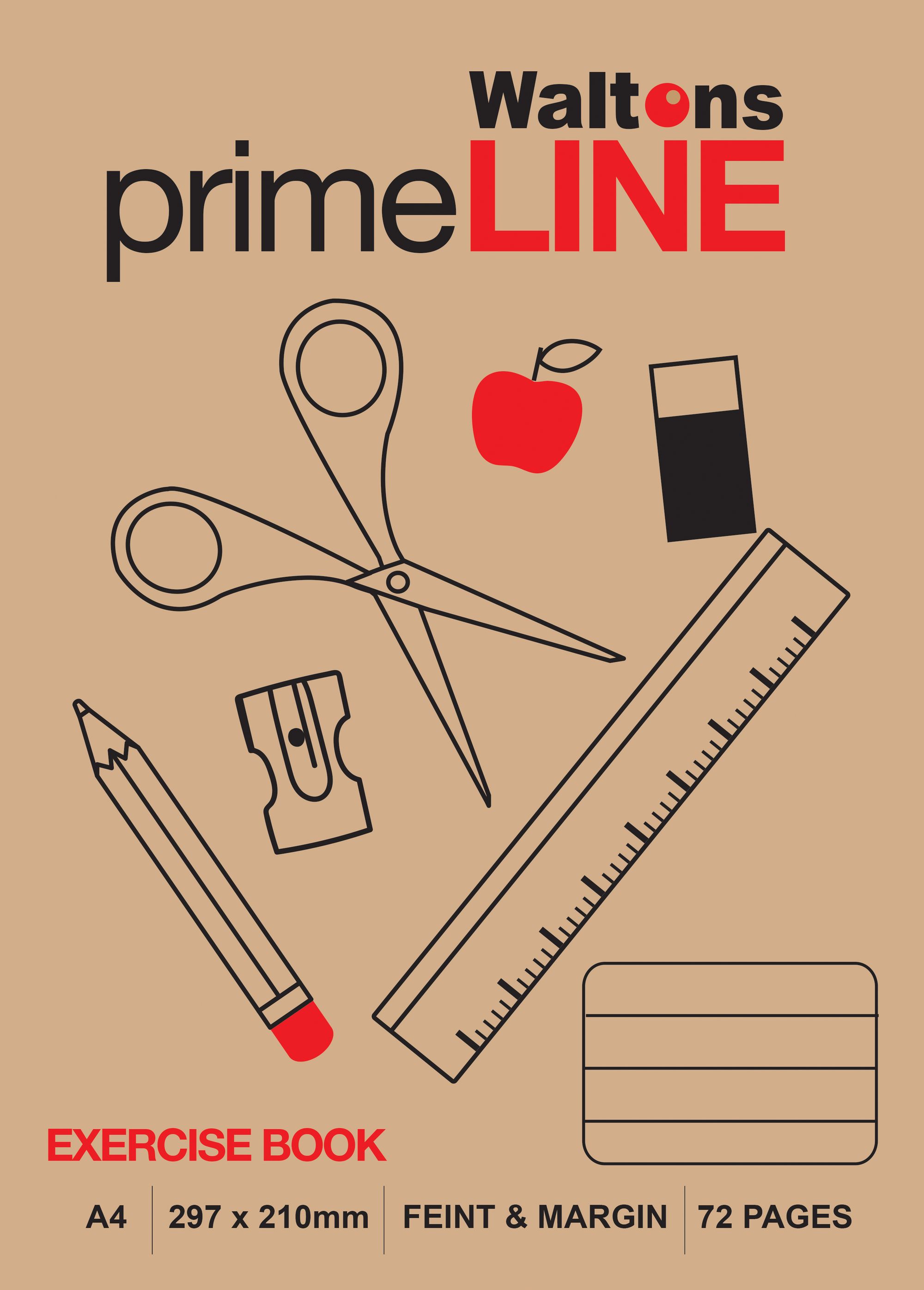 Croxley Soft Cover Exercise Book A4 72 Pg 17mm Ruled | Waltons | Back ...