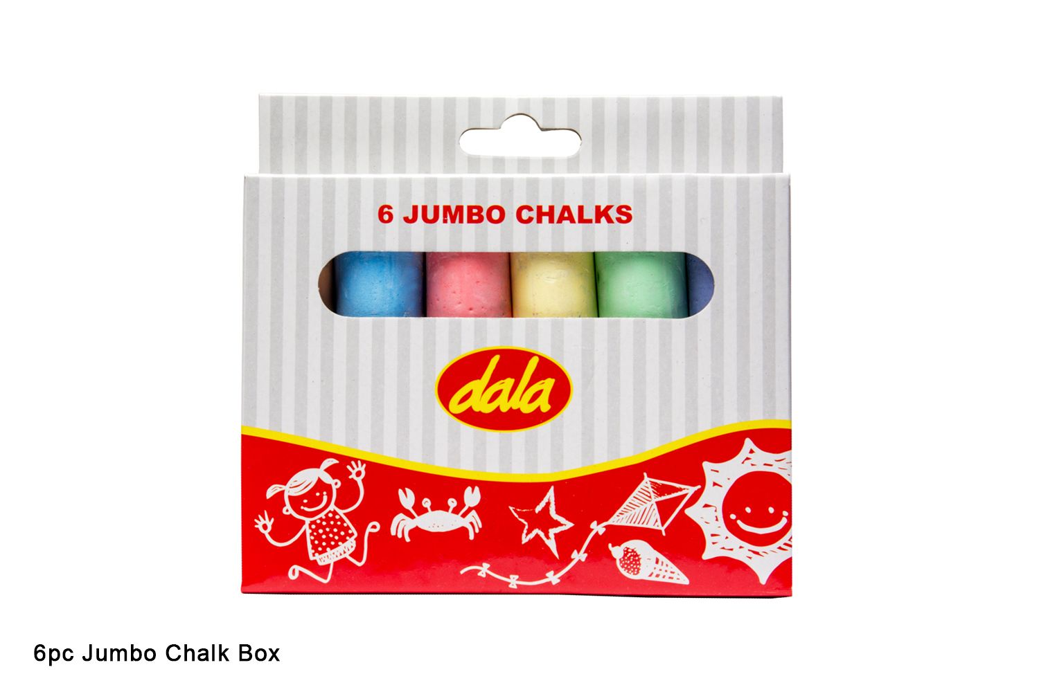 Dala Sidewalk Chalk Box Of 6 Assorted Colours | Bidvest Waltons Back To ...