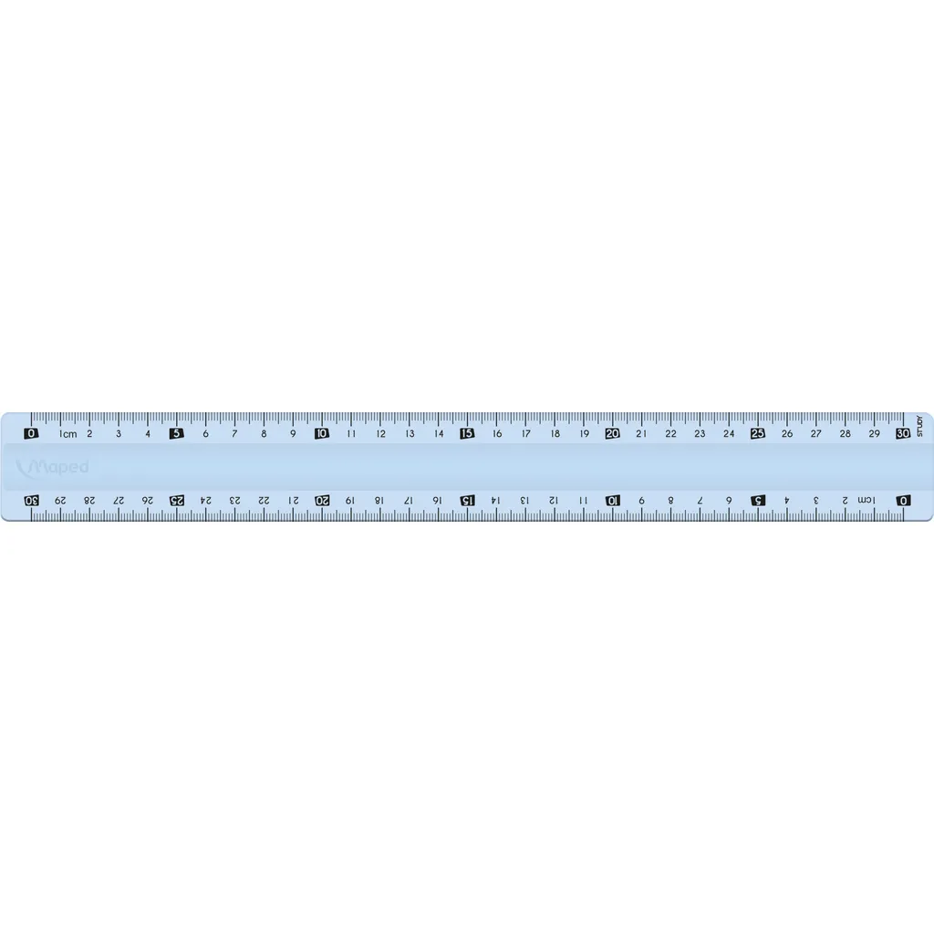 Maped Study Ruler 30cm Assorted Colours | Waltons | Back To School