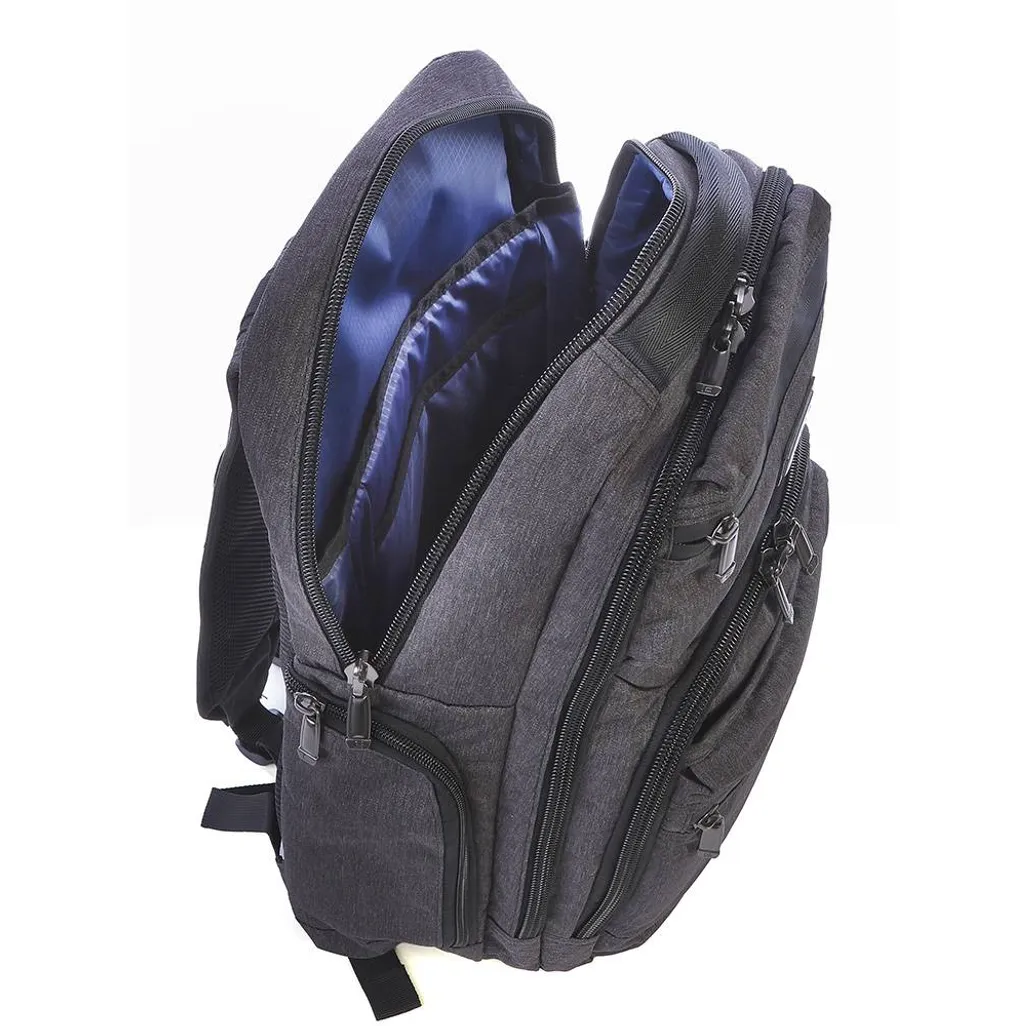 Cellini Sidekick Plus Large Multi Pocket Business Backpack Shadow - Grey (293458) | Waltons