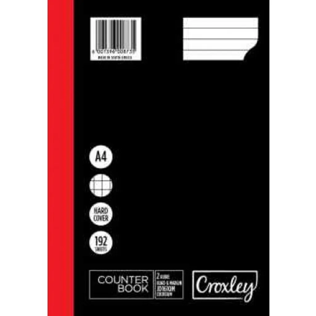 Croxley Hard Cover A4 192 Pg 2 Quire Quad Ruled | Waltons Croxley Hard Cover A4 192 Pg 2 Quire Quad Ruled | Waltons