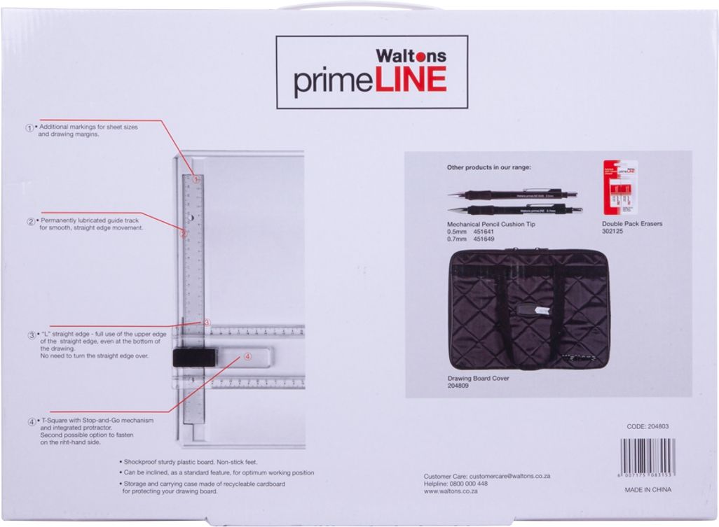 Waltons Primeline Student Drawing Board A3 Single Lock Bidvest Waltons waltons-primeline-student-drawing-board-a3-single-lock-bidvest-waltons