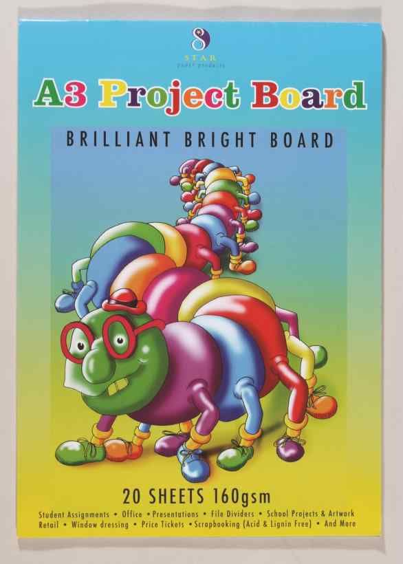 Brights Project Board Pad A3 160gsm 20 Sheets | Waltons