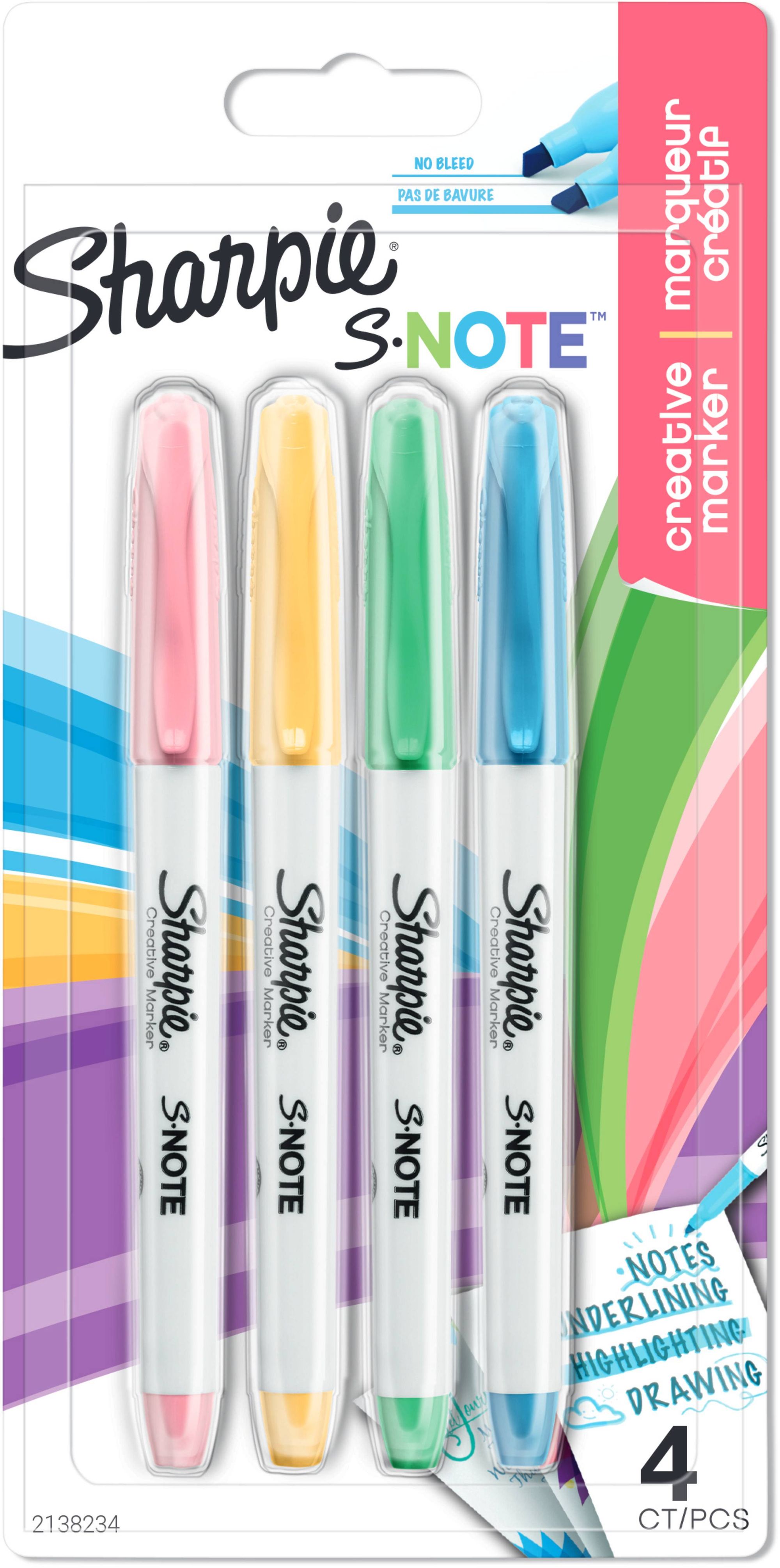 Sharpie SNote Creative Markers Carded NS2138234 (Pack 4) | Waltons