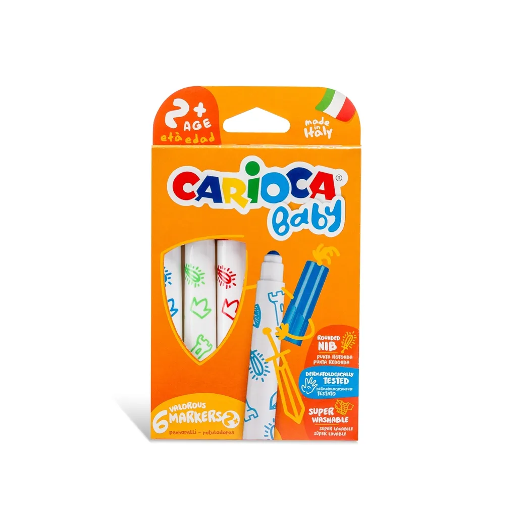 Carioca Valorous Marker 2+ Carded WP17 Set of 6 | Waltons