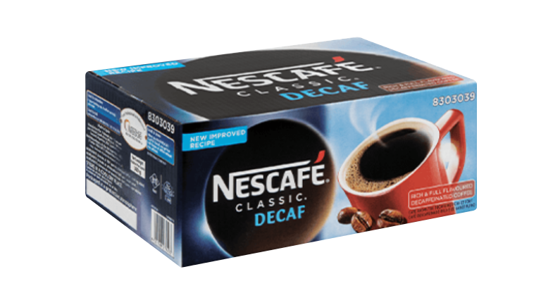 Nescafe Decaf Coffee Sachet 1.8g 8303039 (Box 200) | Waltons