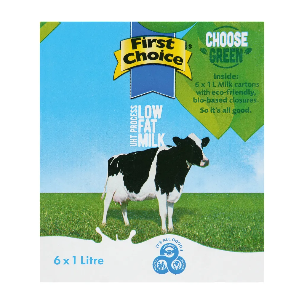 First Choice Low Fat Milk UHT (6 x 1 litre) | Waltons