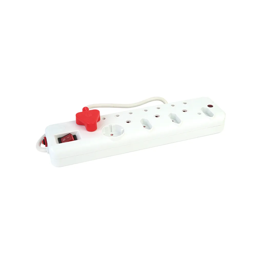 Ellies 8 Amps?Way Multi-Plug with Surge Protection in Packet FELP41S ...