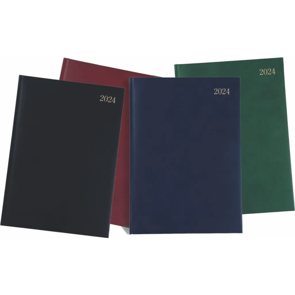 SAD Diary Padded Standard Colours Page-A-Day Perimeter Stitched A4 ...