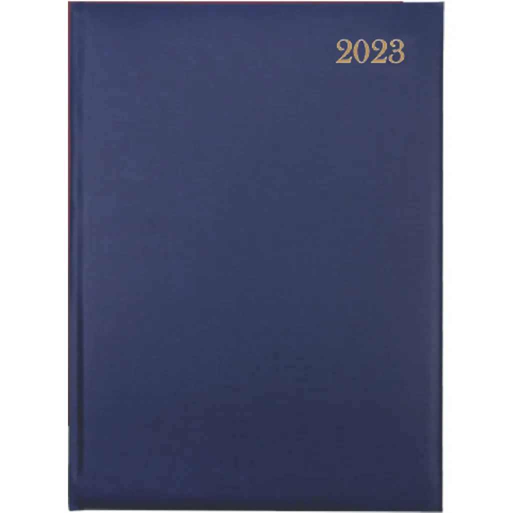 SAD Diary Padded Standard Colours Page-A-Day Perimeter Stitched A4 ...