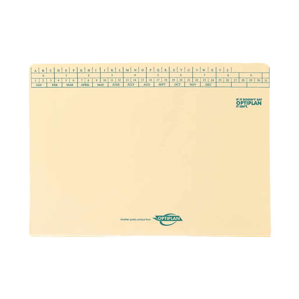 OPTIPLAN 440 Heavyweight File A4 (Pack of 25) | Waltons
