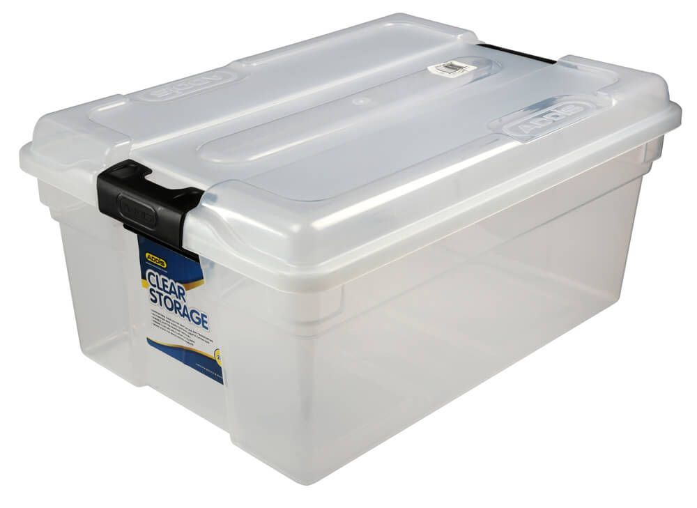 Addis Clear Storage Box 28Lt 99571 | Waltons
