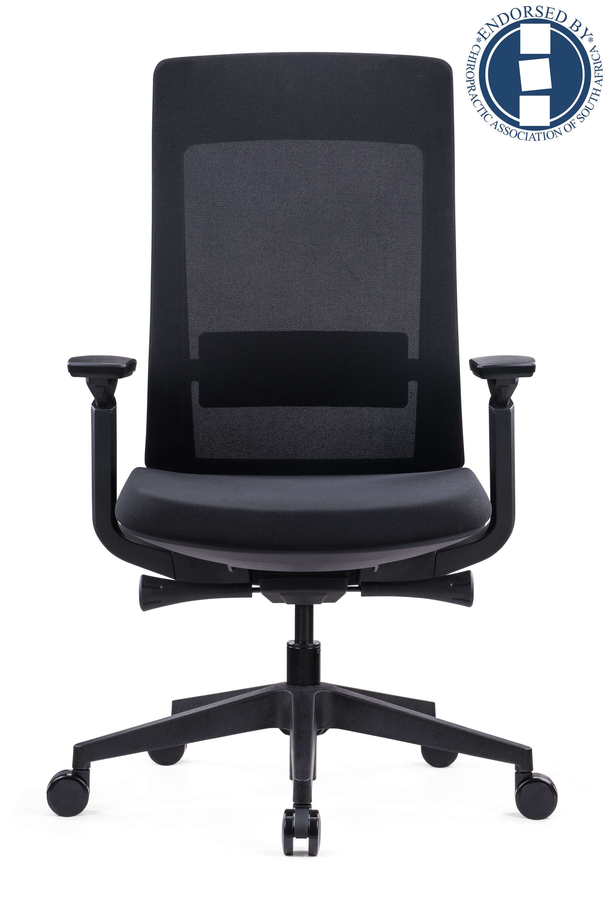 Bene Highback Operators - No Headrest Chair (Black) | Bidvest Waltons