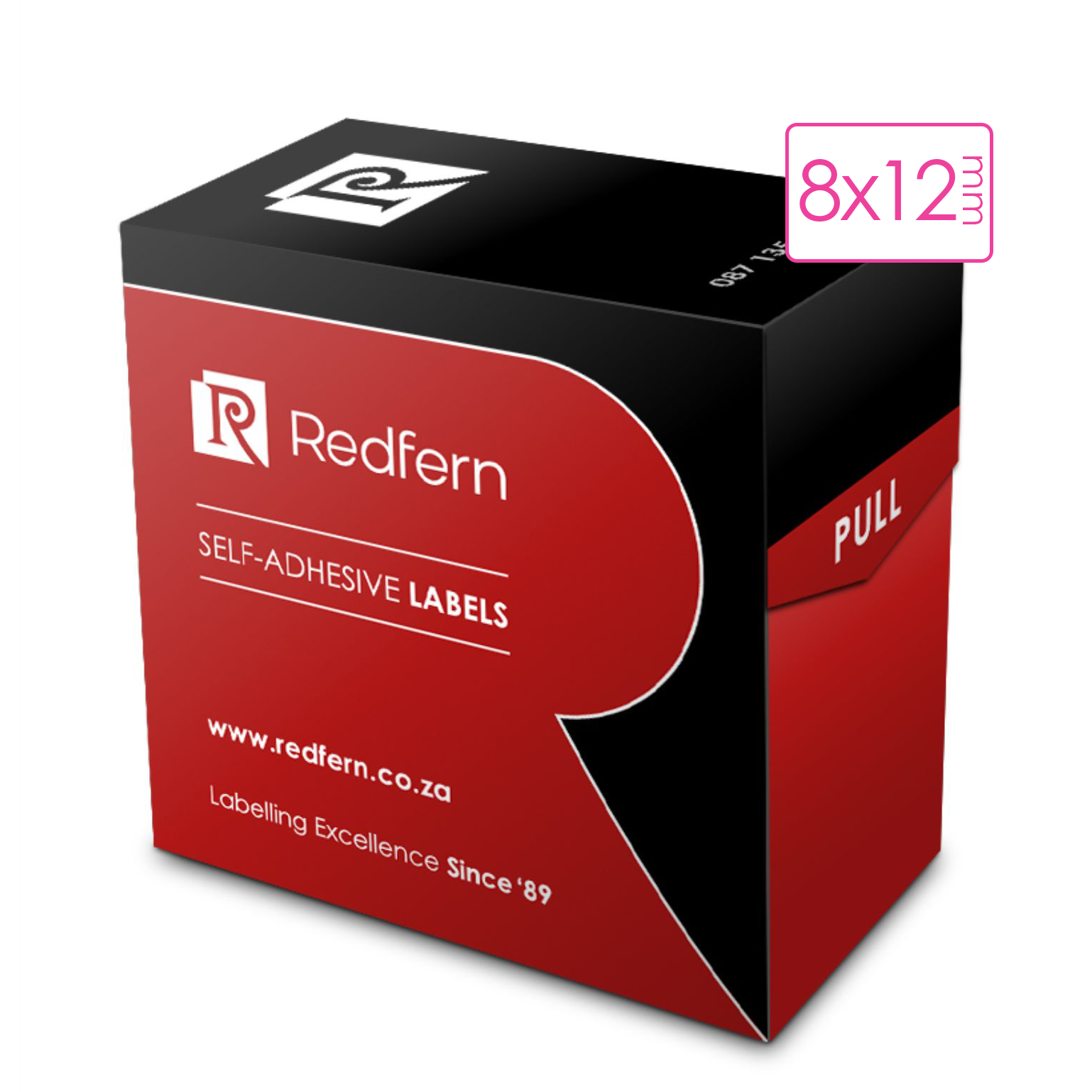 White Self Adhesive Labels 8mm x 12mm W307 | Waltons