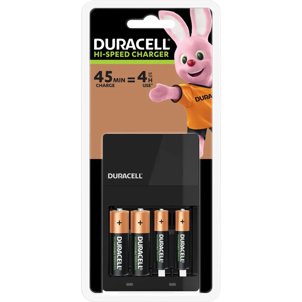Duracell Battery Charger 45min CEF14 (AA Batteries) DUR058/DUR095 | Waltons