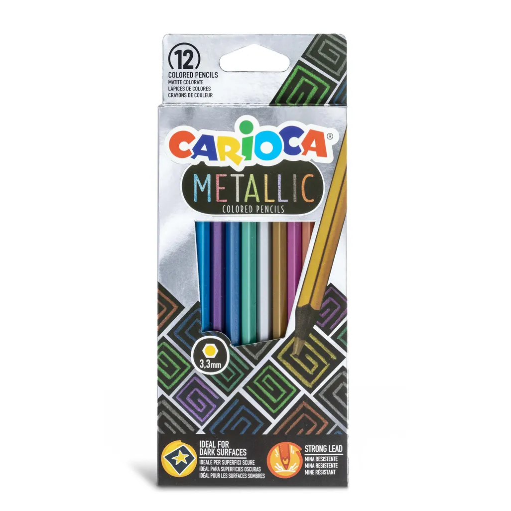 Carioca Metallic Pencils 43164 (Set 12) | Waltons