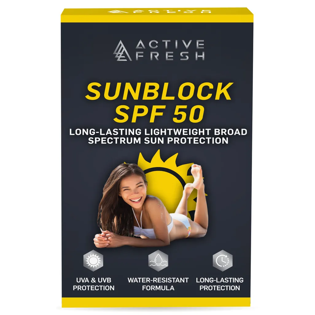 Active Fresh 45ml Sun Block SPF 50 | Waltons